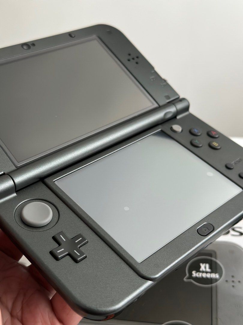New 3ds XL metallic black on Carousell