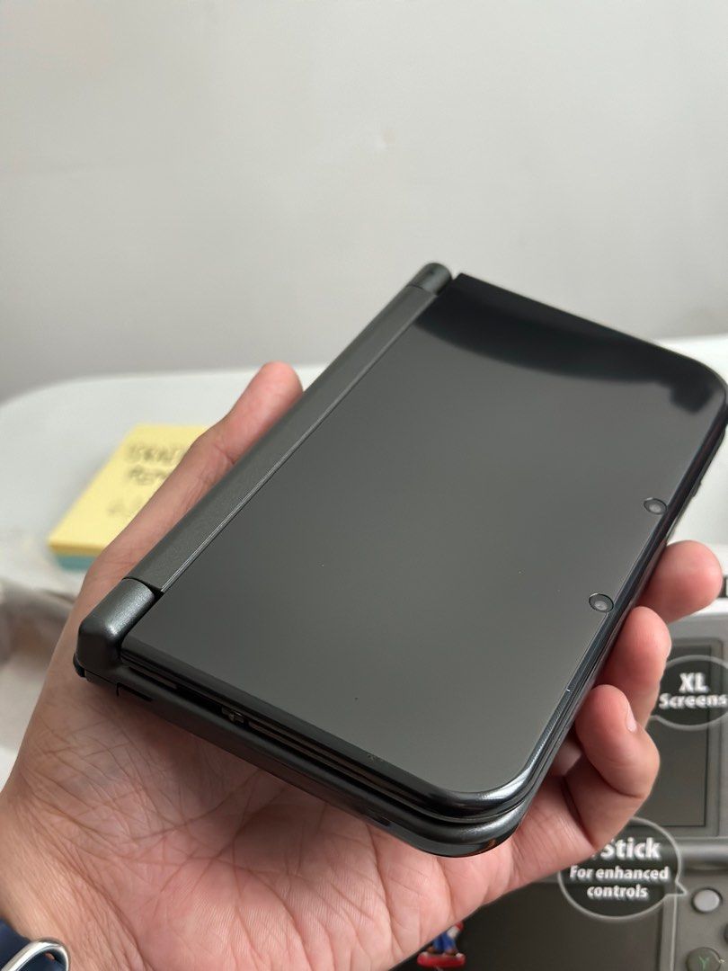 New 3ds XL metallic black on Carousell