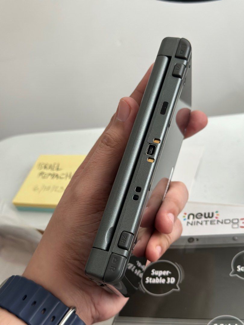 New 3ds XL metallic black on Carousell