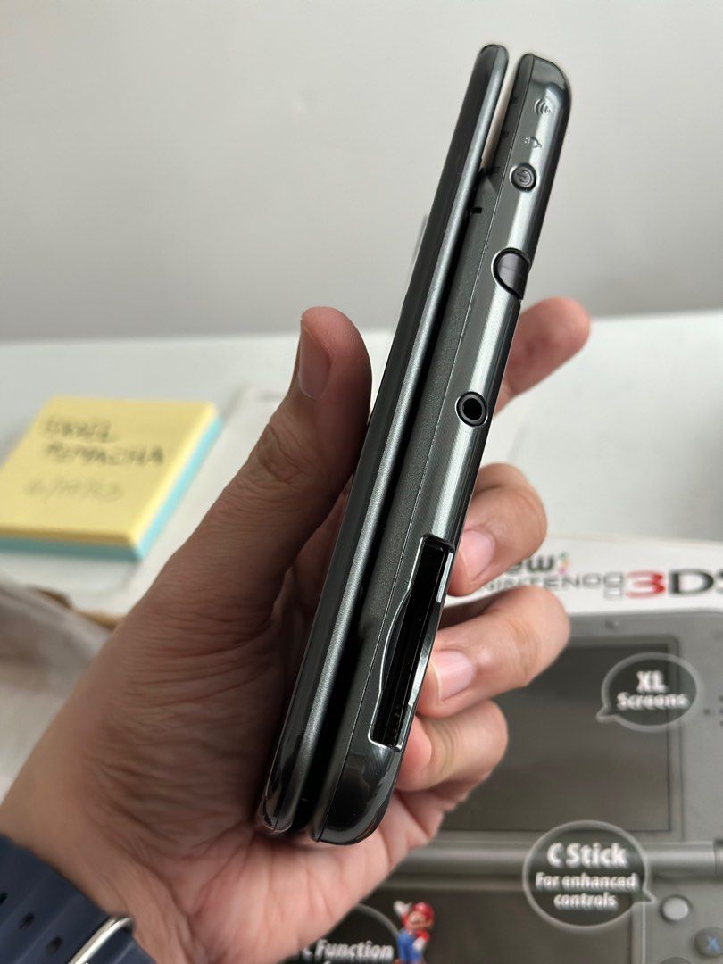 New 3ds XL metallic black on Carousell