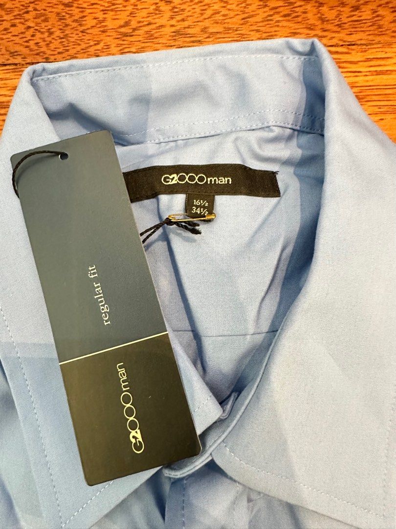 New G2000 Men Shirt, Men's Fashion, Tops & Sets, Formal Shirts on Carousell