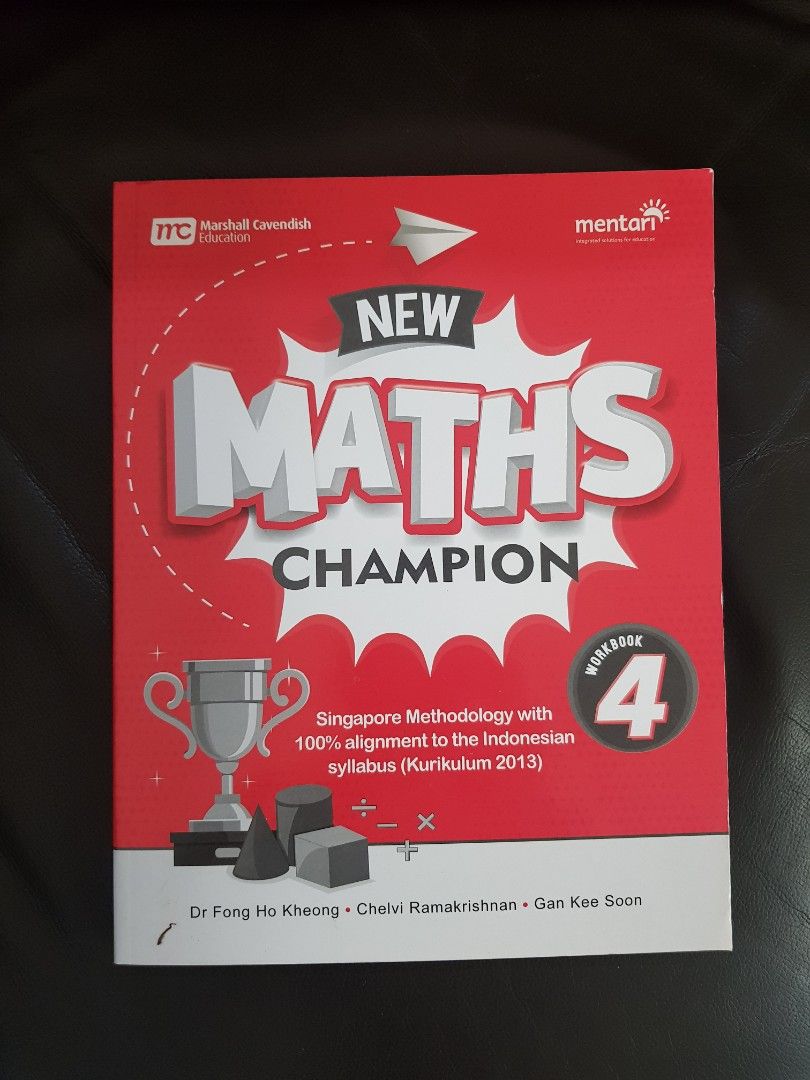 New Maths Champion Woorkbook4, Buku & Alat Tulis, Buku di Carousell