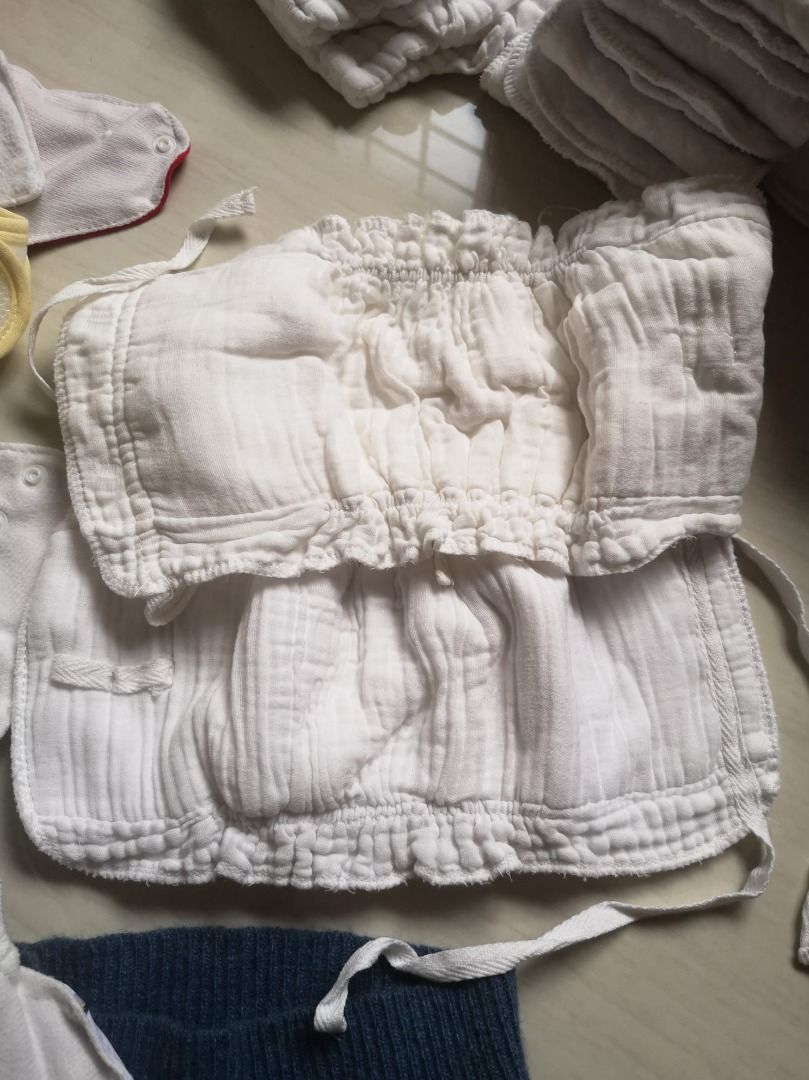 Newborn cloth diaper set - 8 covers(Tokidoki Kangacare), 8 fitteds, 2 ...