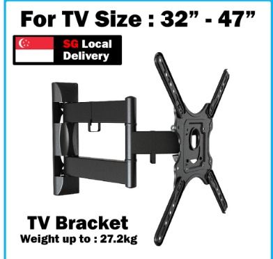 North Bayou P4 Full Motion Articulating TV Wall Mount for 32 Inch - 47 ...