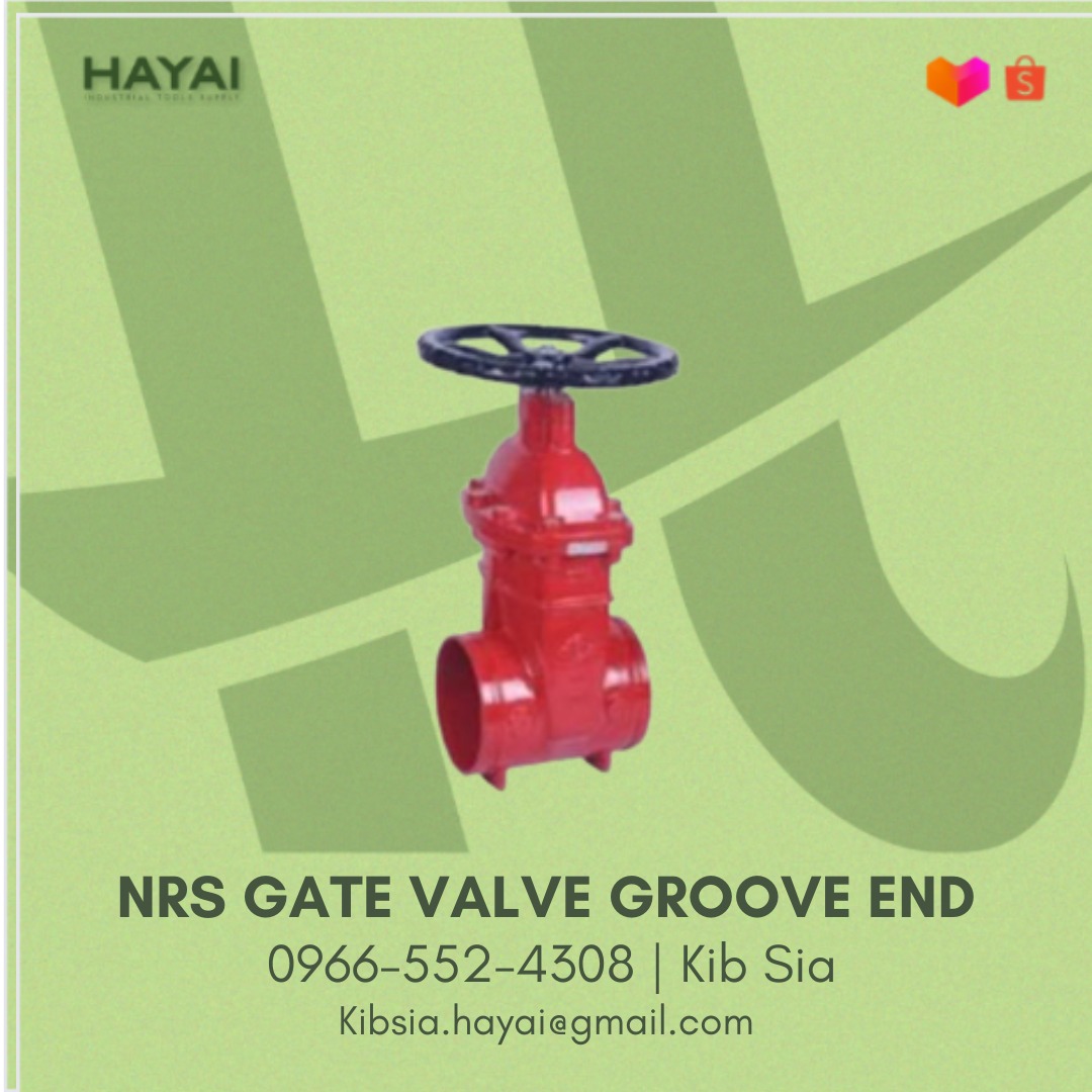 NRS Gate Valve Groove End, Commercial & Industrial, Industrial ...