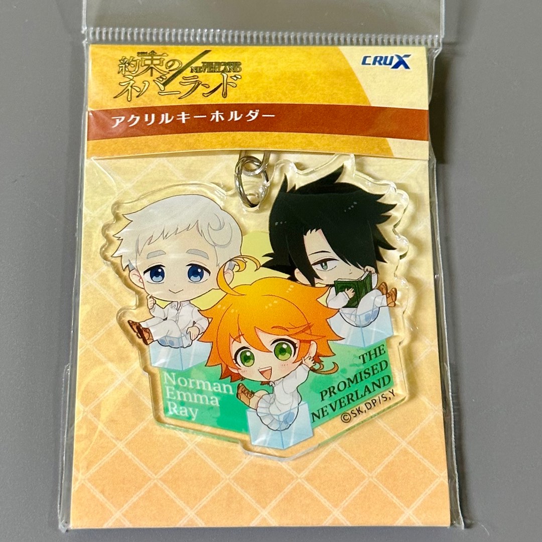 Official The Promised Neverland Acrylic Key Ring (Norman, Emma, Ray ...
