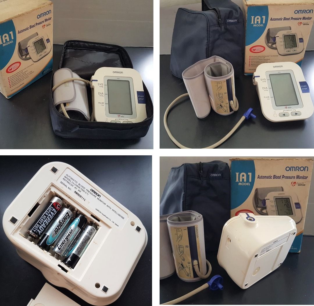 Omron Automatic Blood Pressure Monitor with Intellisense, Model IA1 ...