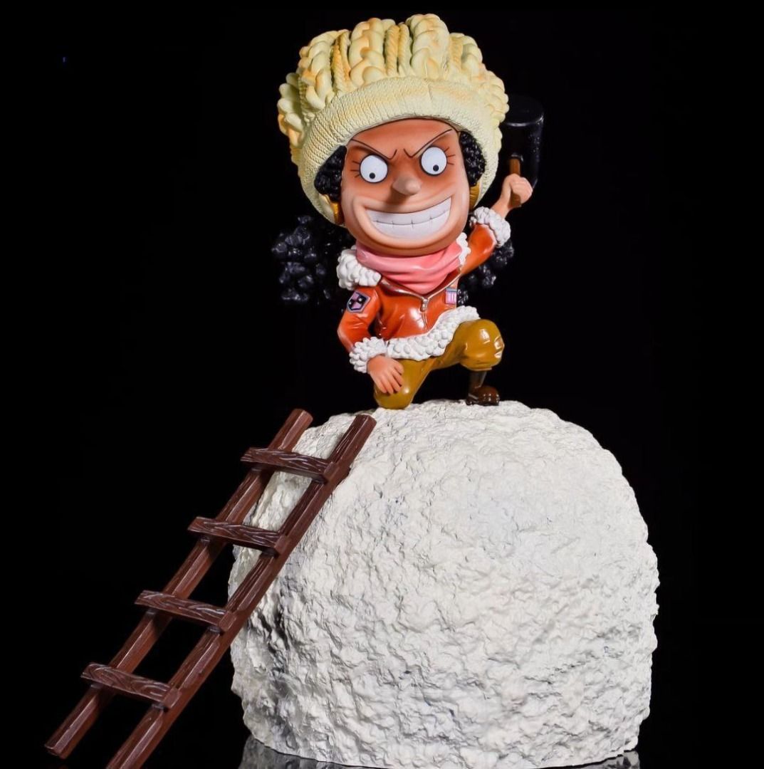 One Piece Straw Hat Crew Snowman Statue Figure GK Luffy Zoro Usopp ...
