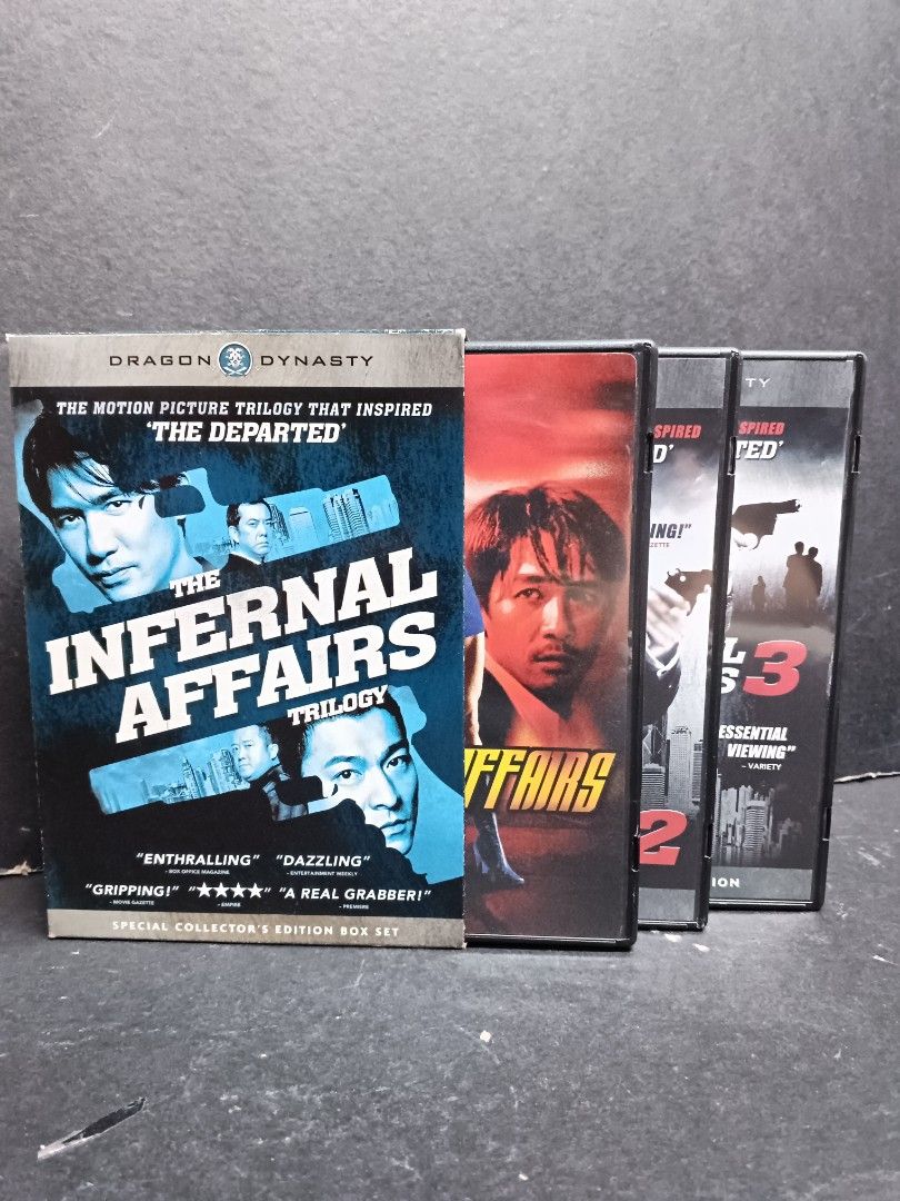 Original DVD - The Infernal Affairs Trilogy 1,2,3 Special Collector's ...