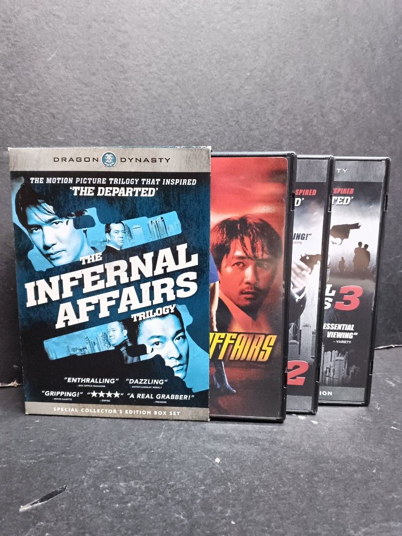 Original DVD - The Infernal Affairs Trilogy 1,2,3 Special Collector's Edition Box Set (Region 1 ...