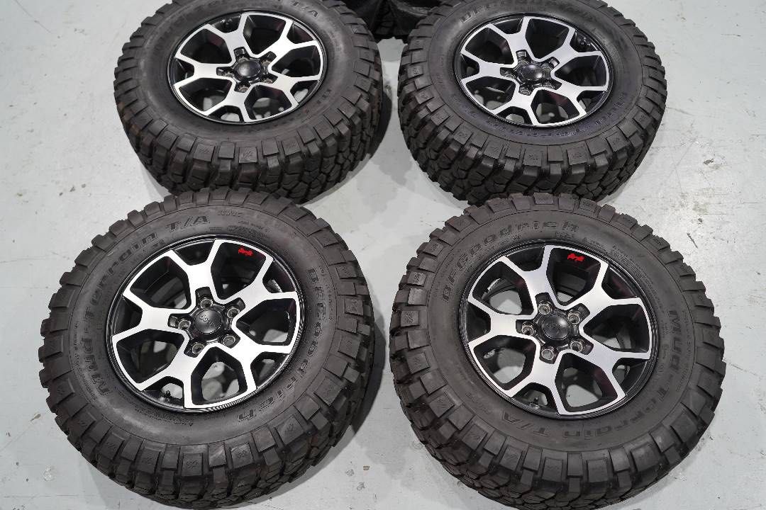 Original JEEP JL Rubicon 2020 Rims + Tires( BF Goodrich 255/75/r17 ...