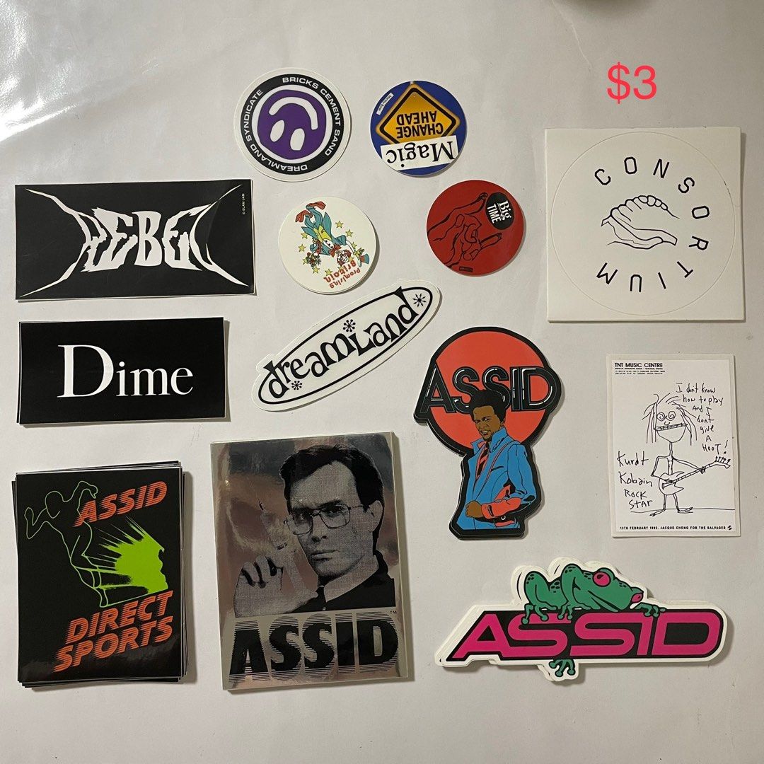Original Streetwear Stickers (Supreme Noah AFFIX Vans etc), Hobbies ...
