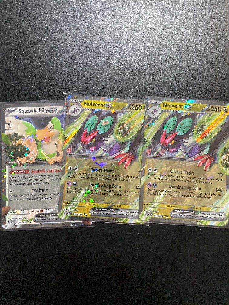 Paldea evolved EX cards, Hobbies & Toys, Toys & Games on Carousell