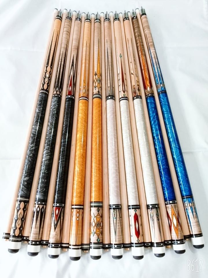 PAMPANGA CUE STICKS FULL CAPIZ ANY DESIGN / TAKO / GAMIT SA BILYARAN ...