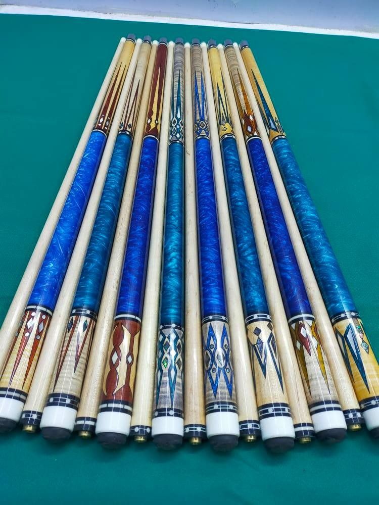 PAMPANGA CUE STICKS FULL CAPIZ ANY DESIGN / TAKO / GAMIT SA BILYARAN ...