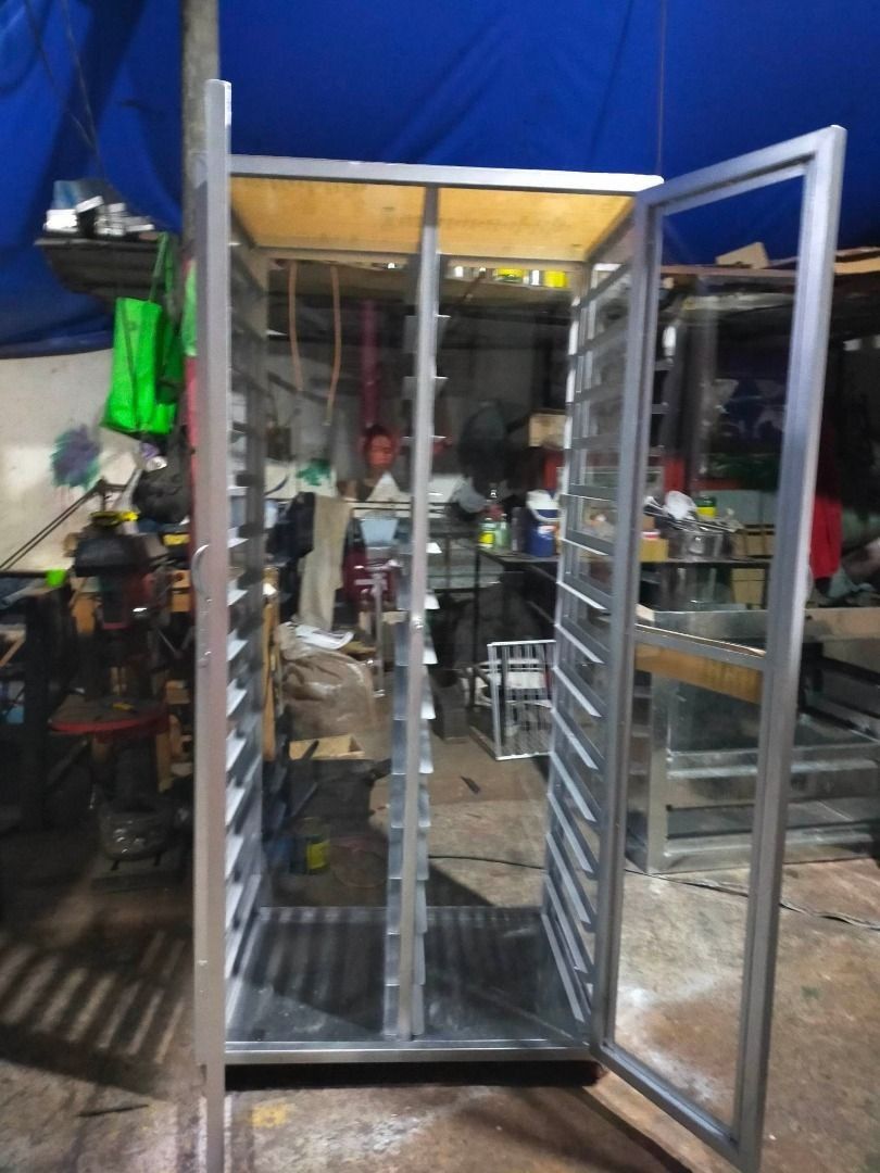 Pandesal Tray Rack Heavy Duty Tray rack 30 Layers Stainless Bangka ...