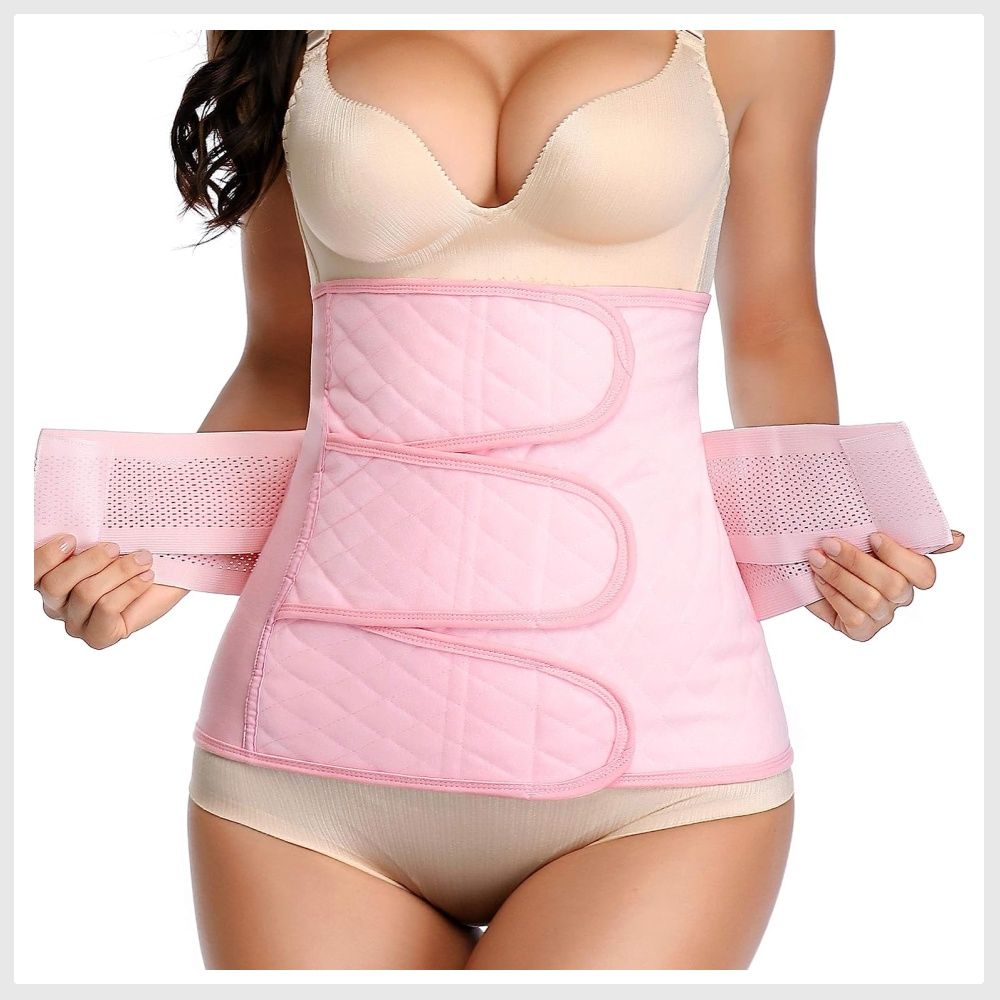 PAZ WEAN Post Belly Band Postpartum Recovery Belt Girdle Belly Binder, Cotton, Health ...