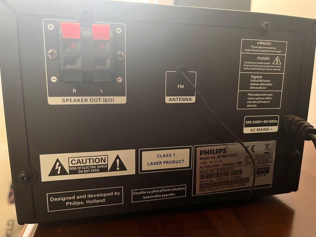 PHILIPS MICRO MUSIC SYSTEM BTM2310, Audio, Soundbars, Speakers ...