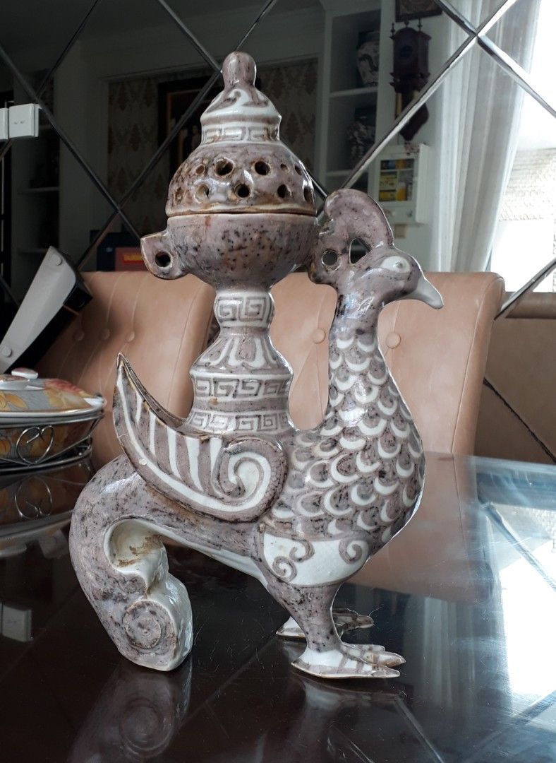 Phoenix censer ming dynasty, Antik, Pajangan di Carousell