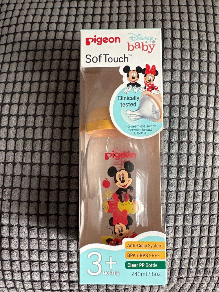 Pigeon Disney baby bottle 240ml, Babies & Kids, Nursing & Feeding ...