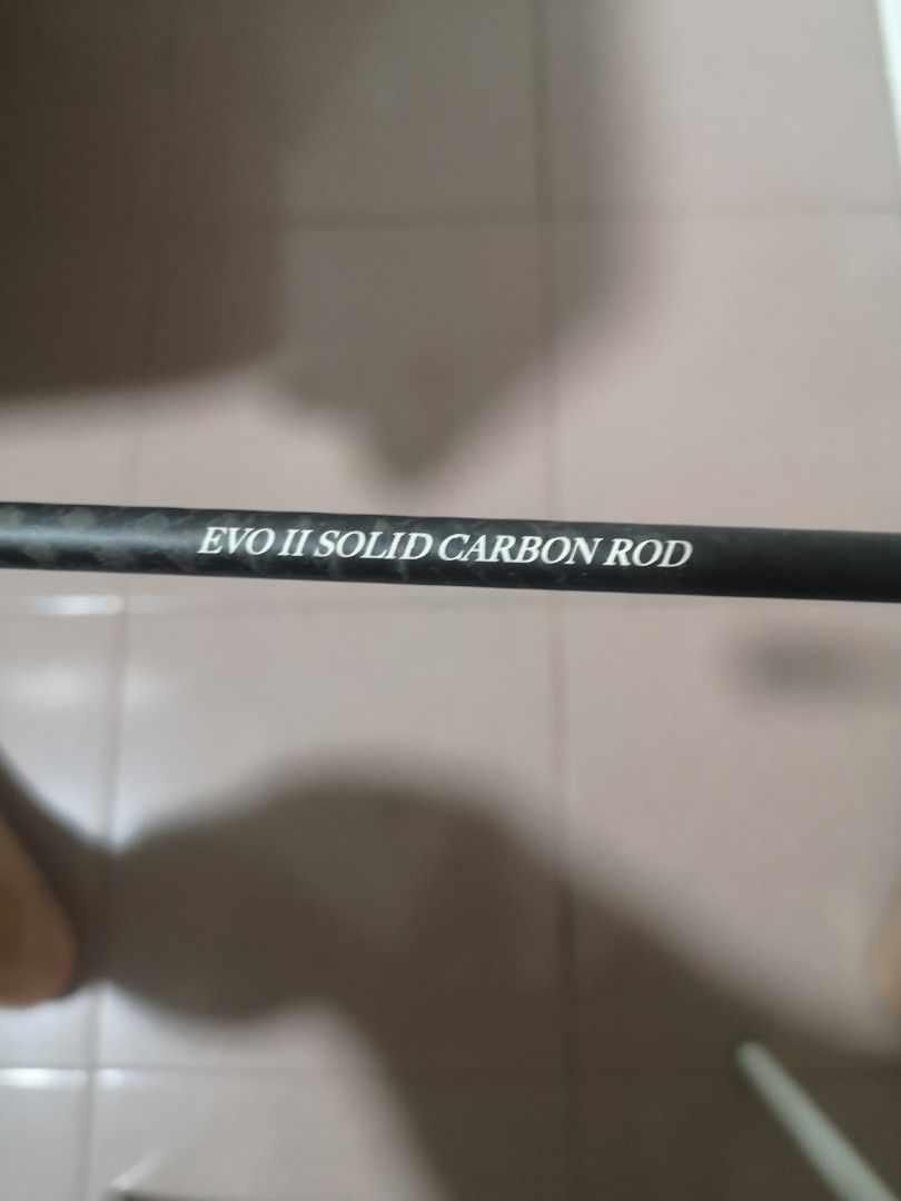 Pioneer Evo II solid carbon rod, Sports Equipment, Fishing on Carousell
