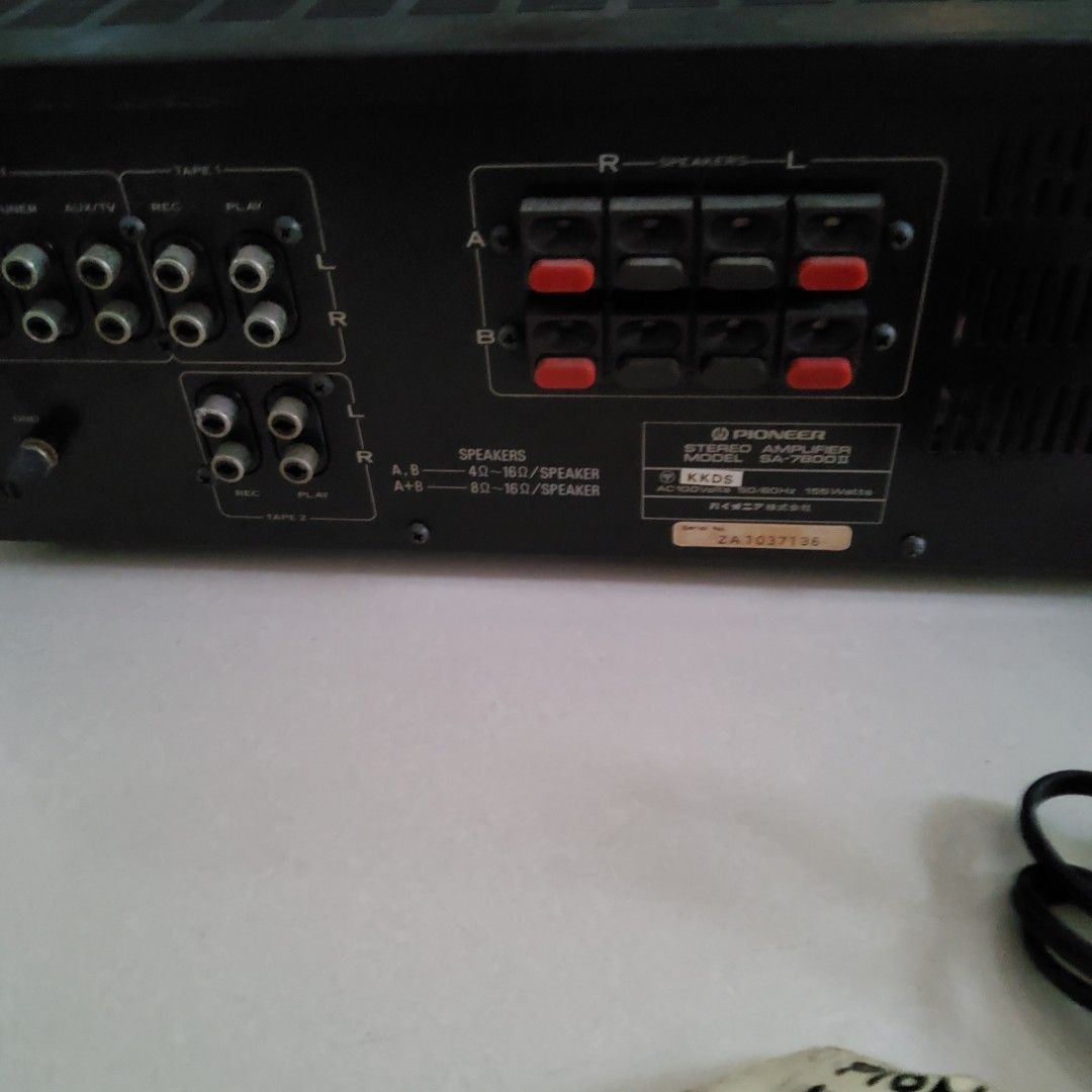 PIONEER SA 7800 II. MADE IN JAPAN. 100 VOLTS. IN EXCELLENT WORKING ...