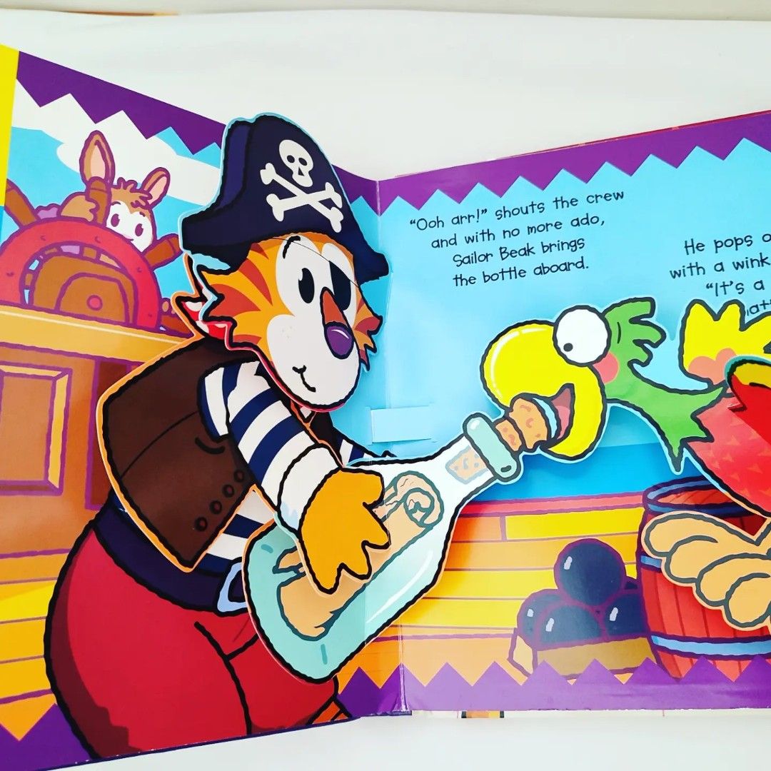 Pirates Noisy Pop Up Book Derek Matthews, Hobbies & Toys, Books ...