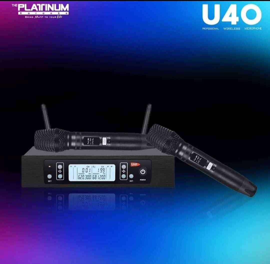 Platinum U40 Wireless Microphone, Audio, Microphones on Carousell