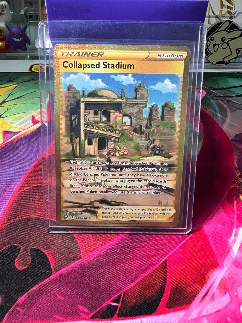 Pokemon Card Collapsed Stadium Gold Lost Origin, Hobbies & Toys, Toys ...