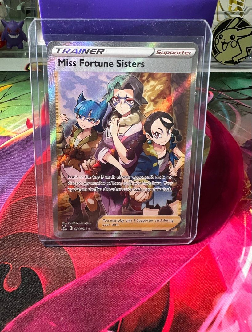 Pokemon Card Miss Fortune Sisters Lost Origin, Hobbies & Toys, Toys ...