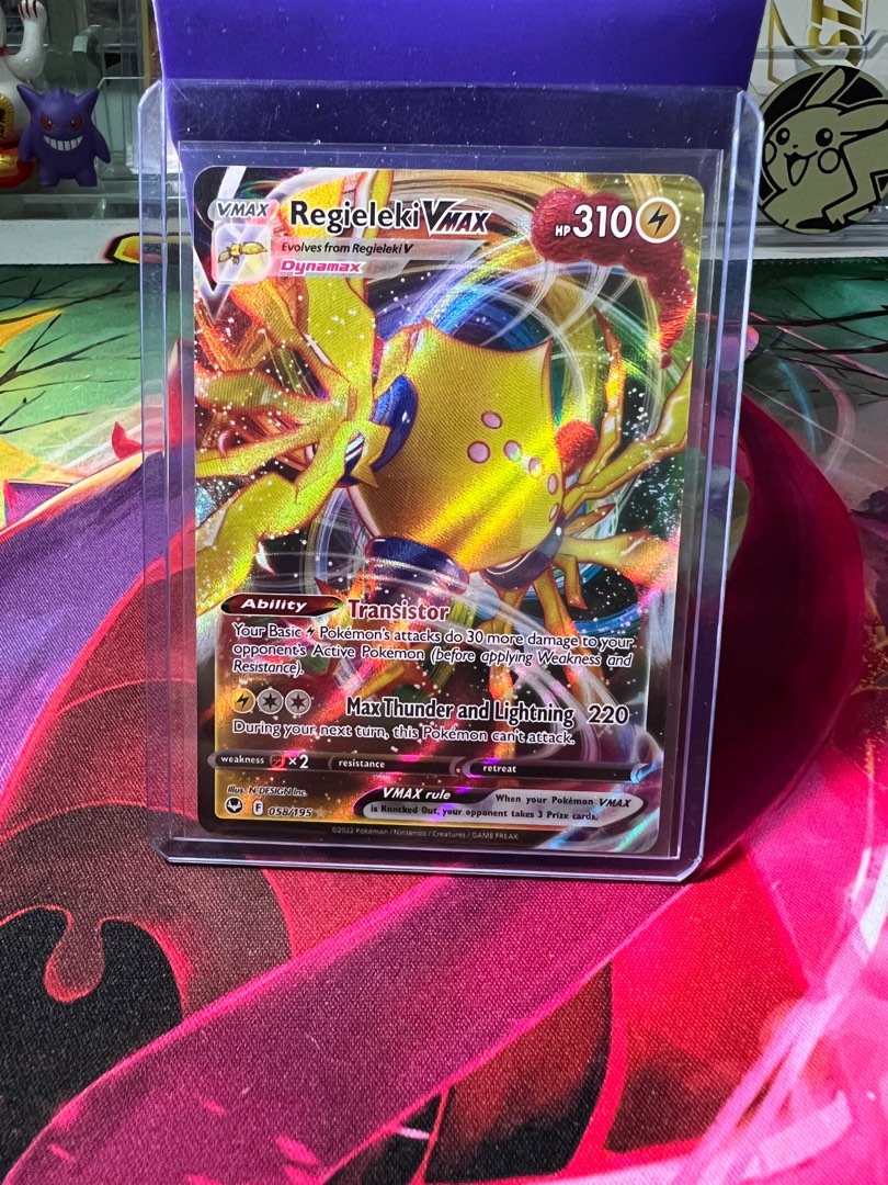 Pokemon Card Regieleki Vmax Silver Tempest, Hobbies & Toys, Toys ...