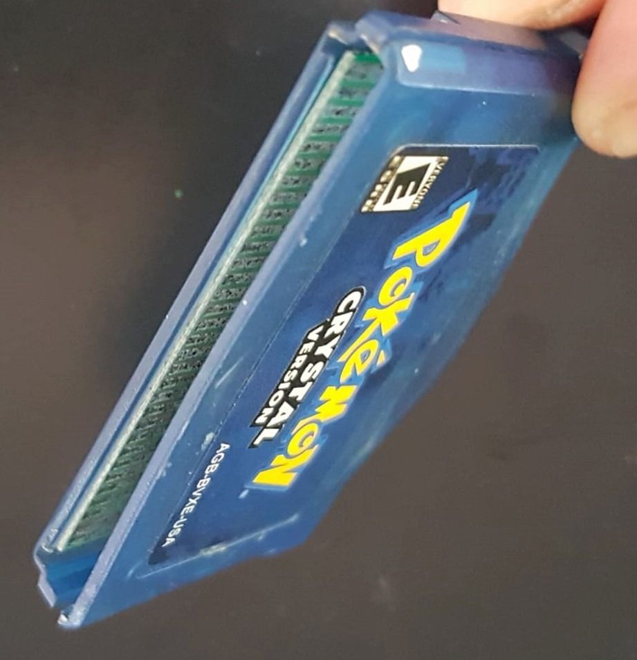 Pokemon Crystal Version, Made in Japan, Vintage Game, Nintendo Game Boy ...