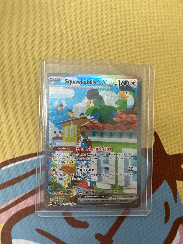 Pokemon Squawkabilly ex - 264/193 - SV02: Paldea Evolved (SV02 ...