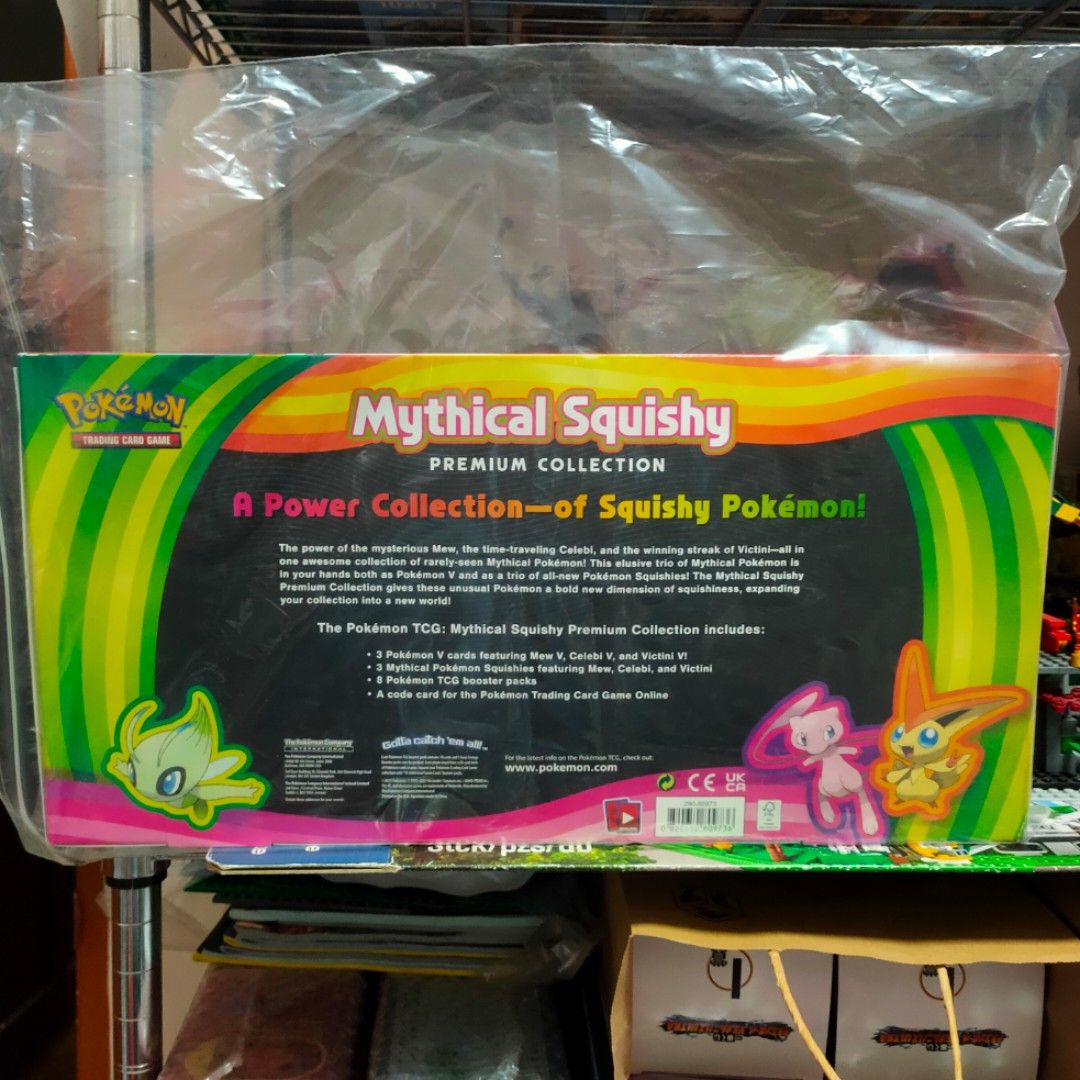 Pokemon TCG Mythical Squishy Premium Collection NEW, Hobbies & Toys ...