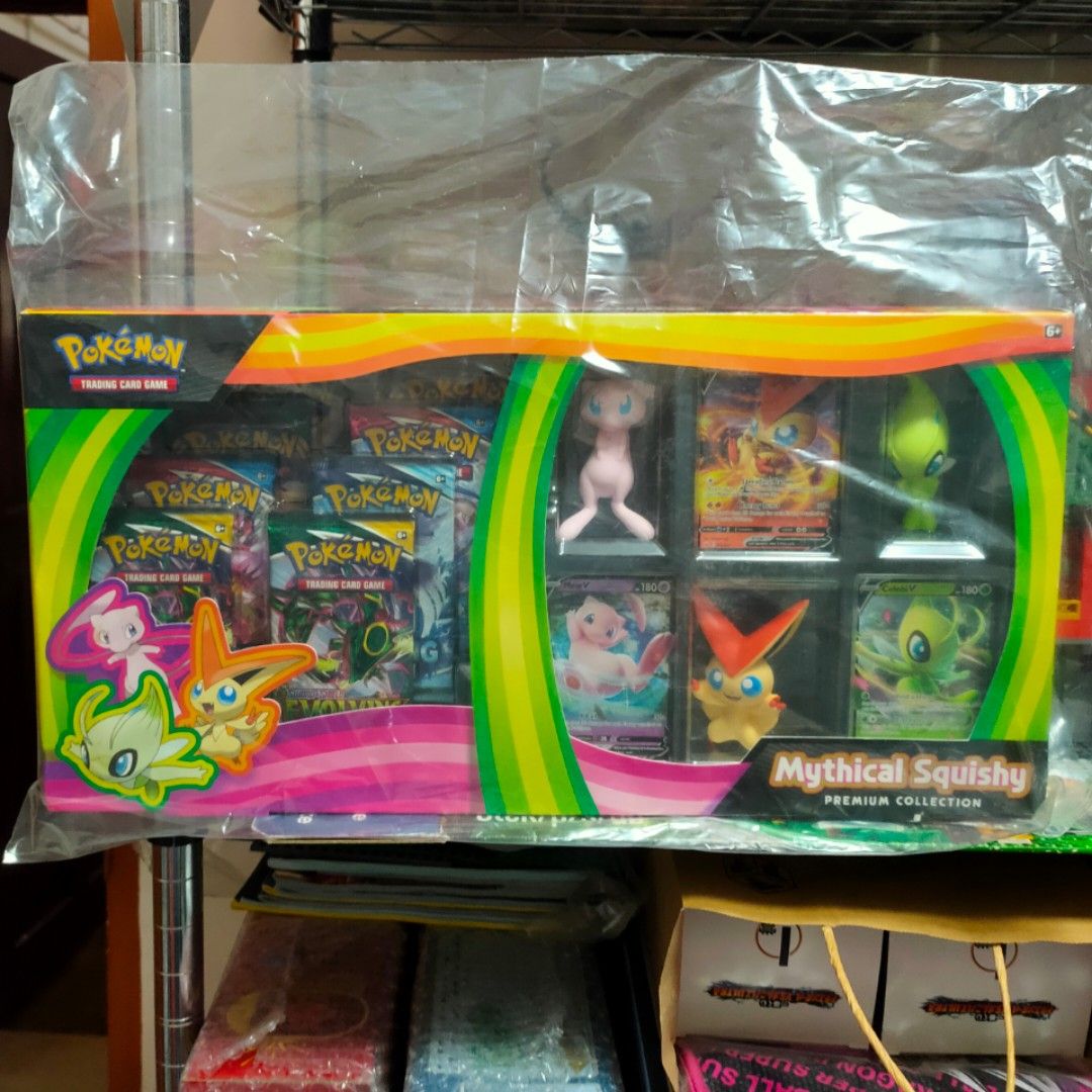 Pokemon TCG Mythical Squishy Premium Collection NEW, Hobbies & Toys ...