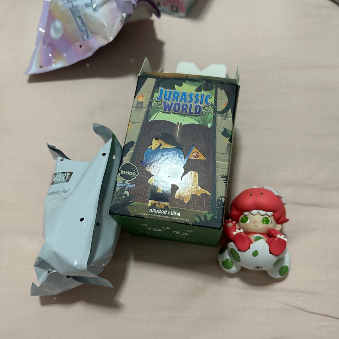 POPMART DIMOO JURASSIC WORLD BIRTH OF A BABY DINOSAUR, Hobbies & Toys ...