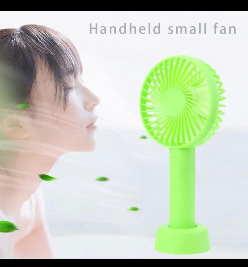 New Portable FAN hand held fan mini fan student fan, Furniture & Home ...