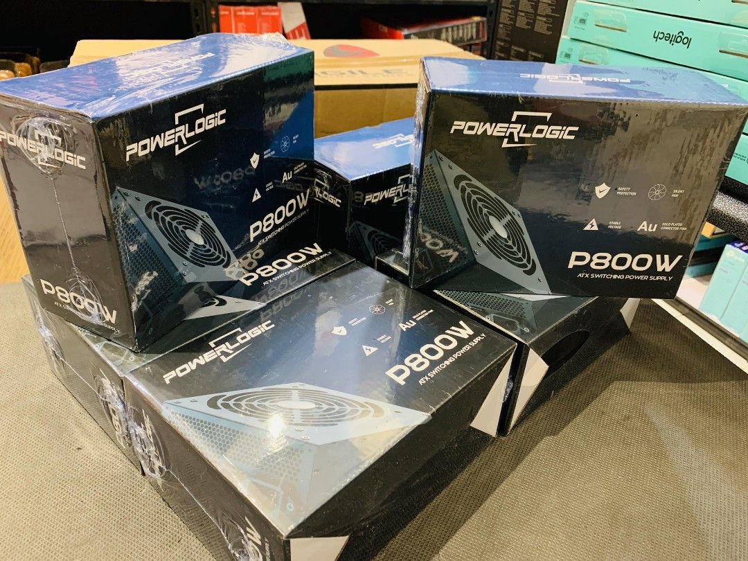 Powerlogic ATX-800w 20+4 Pin Switching Power Supply PSU, Computers ...