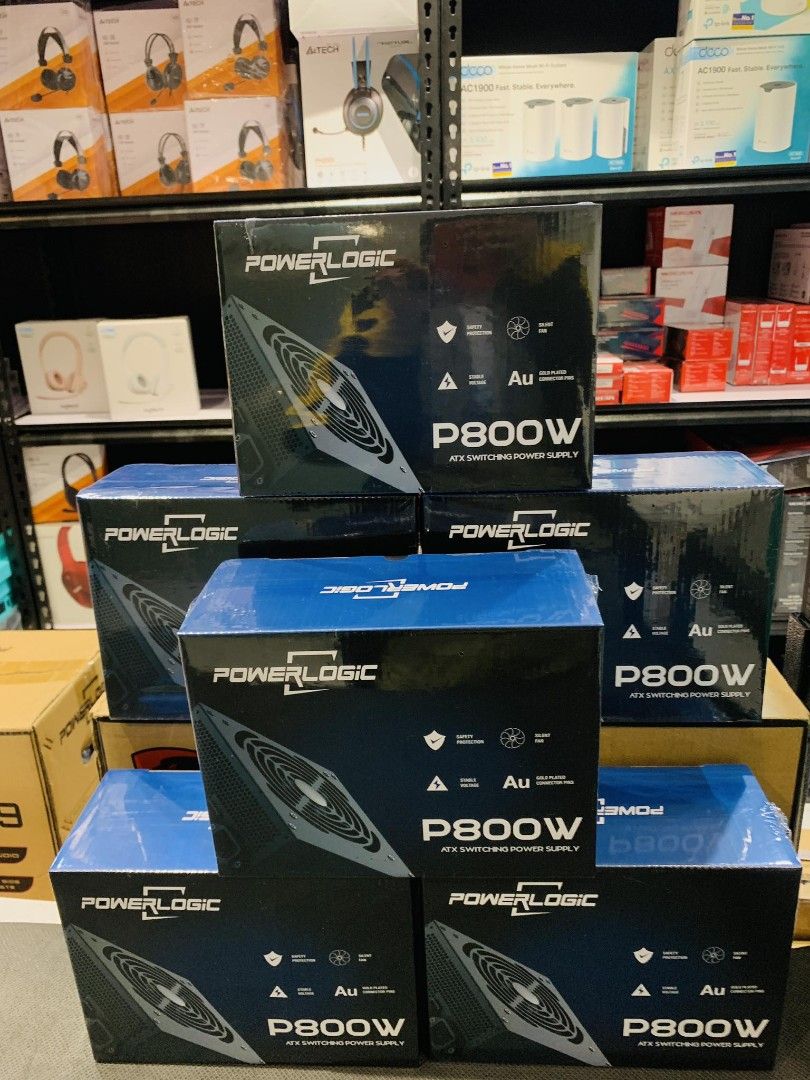 Powerlogic ATX-800w 20+4 Pin Switching Power Supply PSU, Computers ...