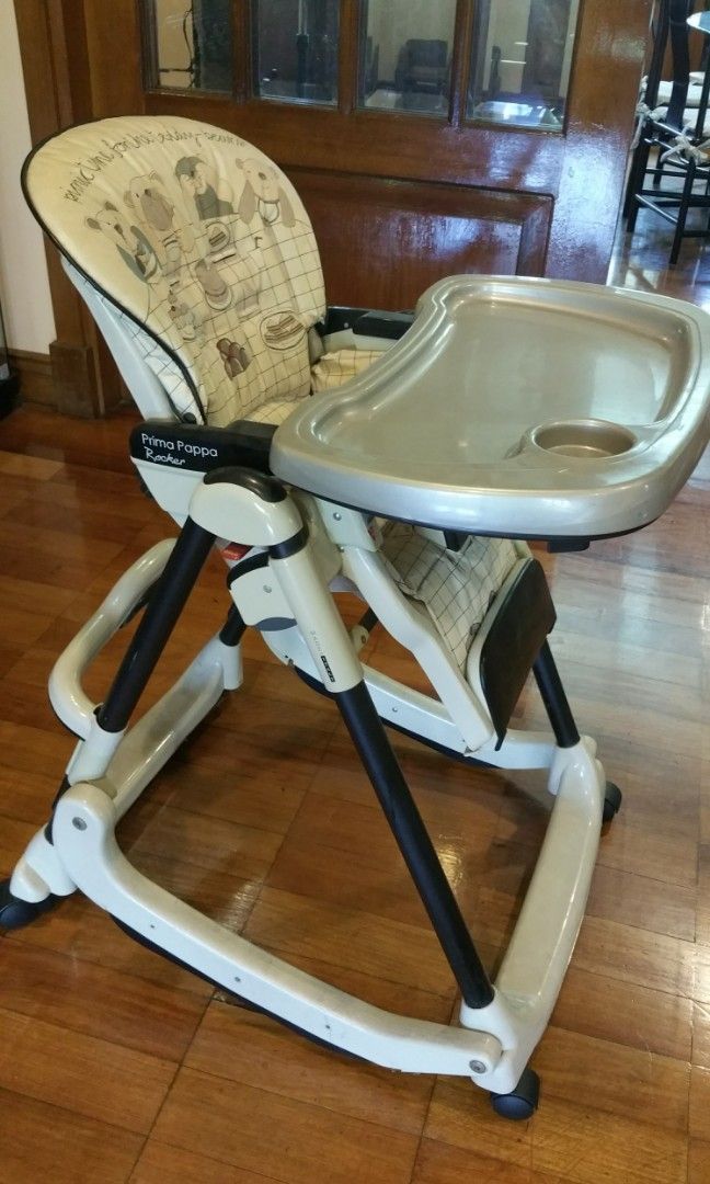 Prima papa rocker and high chair, Babies & Kids, Baby Nursery & Kids ...