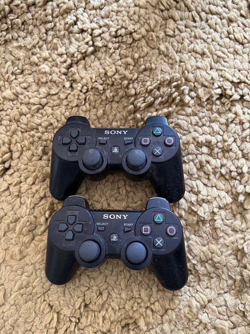 PS3 with controllers and 3 games, Video Gaming, Video Game Consoles ...