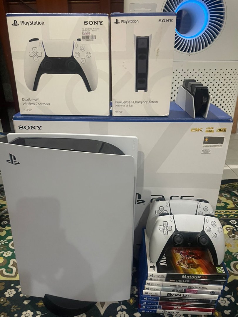 PS5 Disc + 8 CD Games, Video Gaming, Video Game Consoles, PlayStation ...