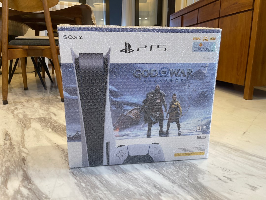 PS5 God of War Ragnarok bundle disc version BNIB, Video Gaming, Video Game Consoles, PlayStation ...