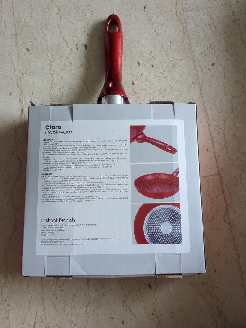 Pyrex Clara Cookwares : Casserole/ Wokpan/Saucepan/Frypan, Furniture ...