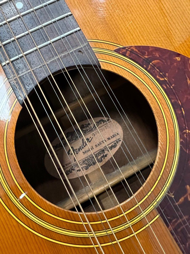 Rare Fender Santa Maria 12-strings MIK (Made in Korea), Hobbies & Toys ...