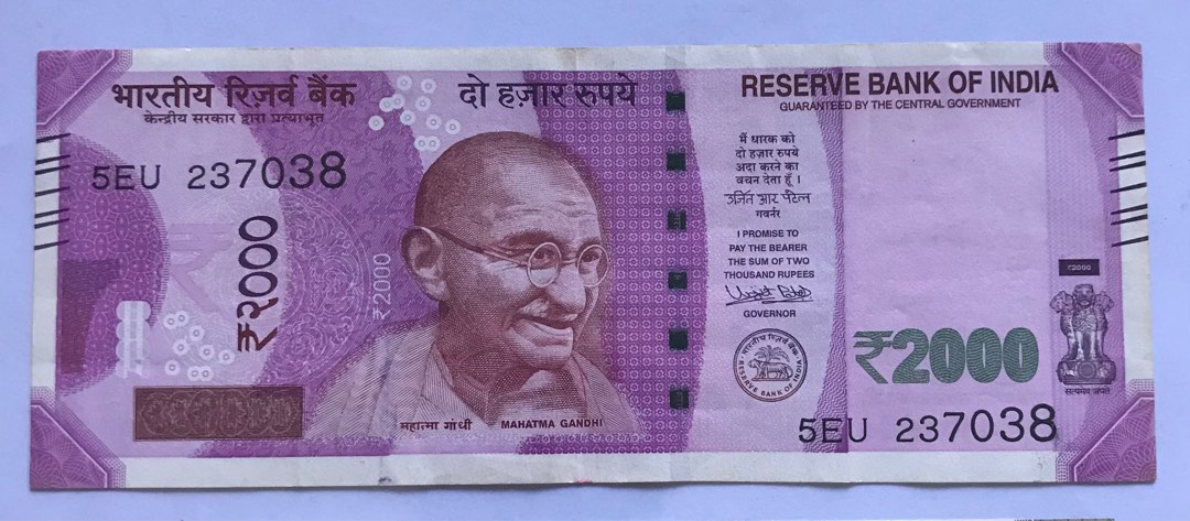 India 2000 rupee Indian Banknote currency , Hobbies & Toys, Memorabilia ...