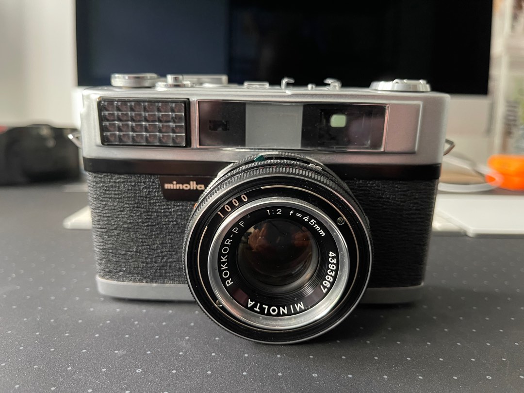 RARE Minolta AL 45mm (Mint Conditions), Photography, Cameras on Carousell