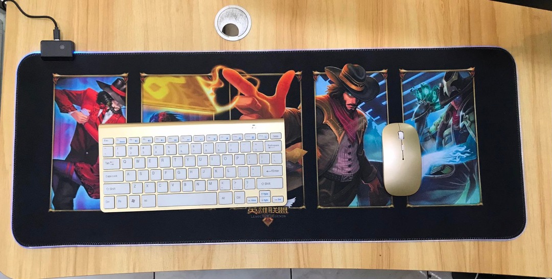 RASURE EXTENDED MOUSE PAD RGB, Video Gaming, Gaming Accessories, In ...