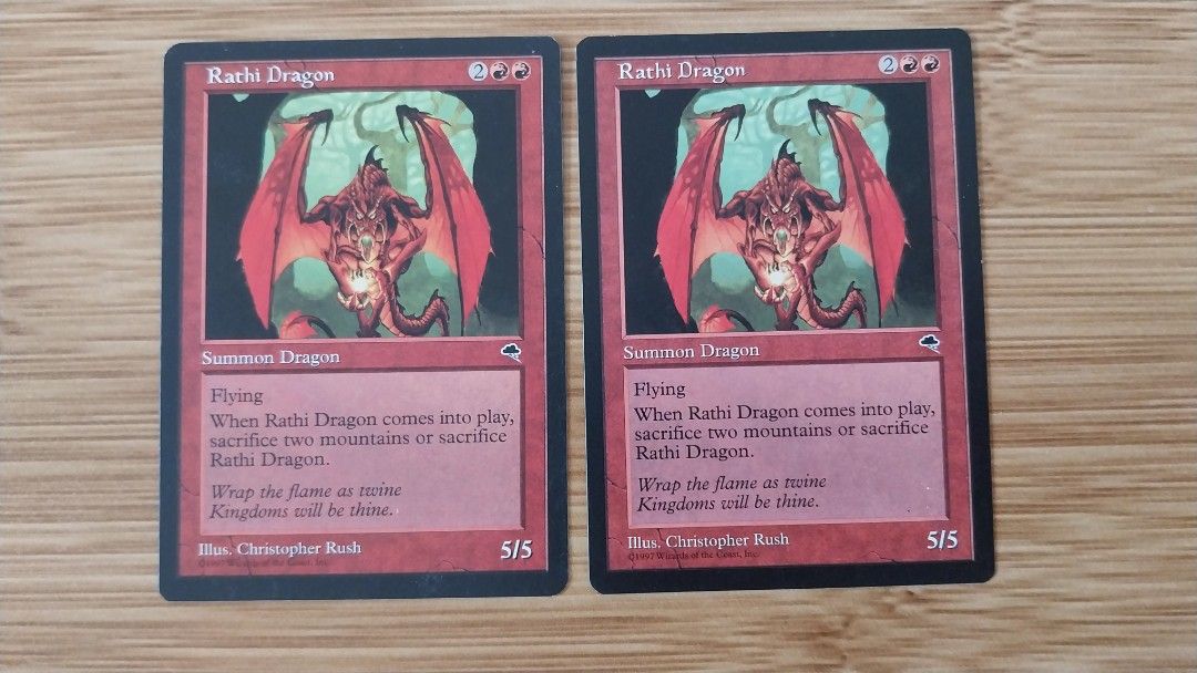 Rathi Dragon (MAGIC THE GATHERING), Hobbies & Toys, Toys & Games on ...