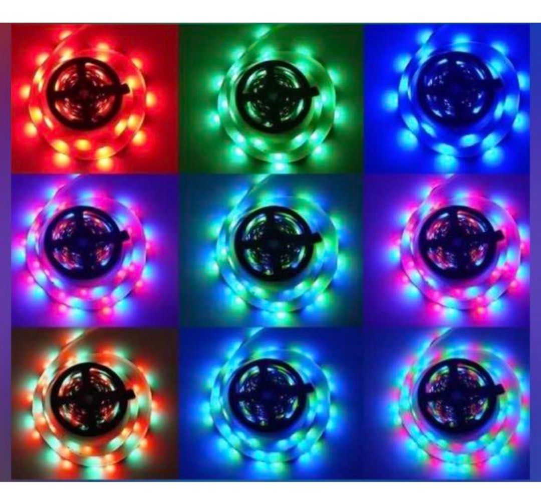 RGB multi color usb led light, plug & plug, Furniture & Home Living ...